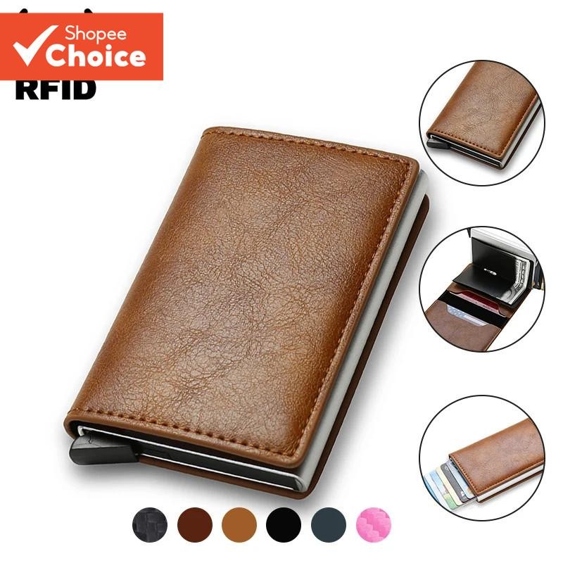 ANTI Rfid Credit Card Holder Men Wallets Bank Cardholder Case Small ...