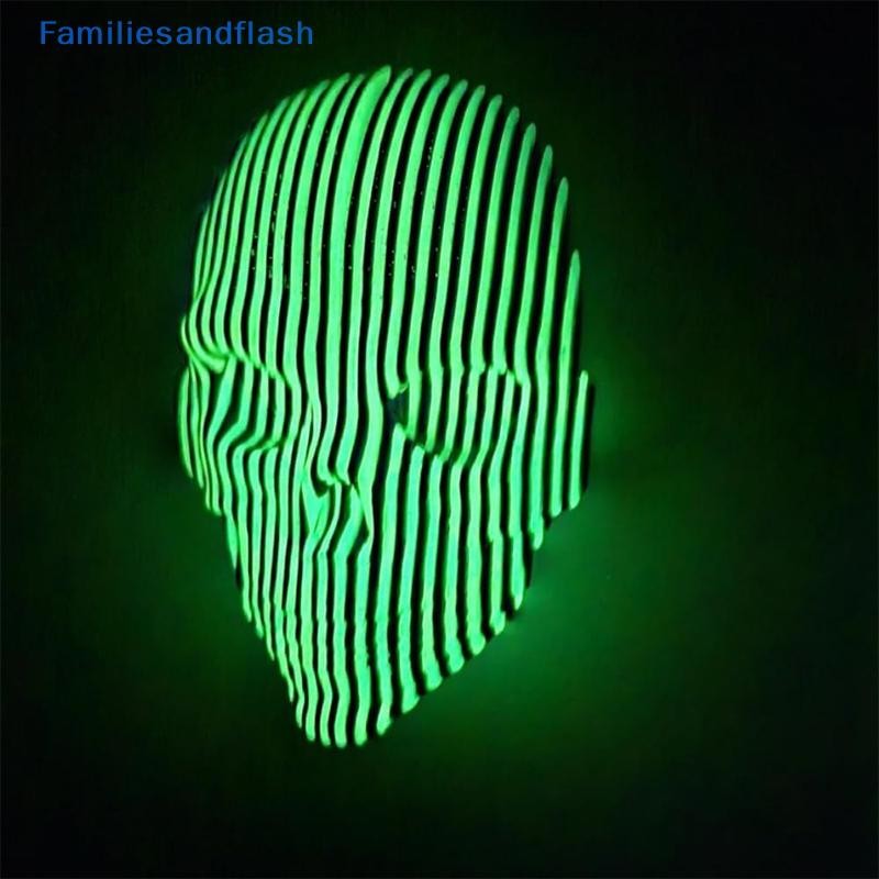 Familiesandflash> 3D Printed Luminous Quantum Skull Skull Masks Glow In ...