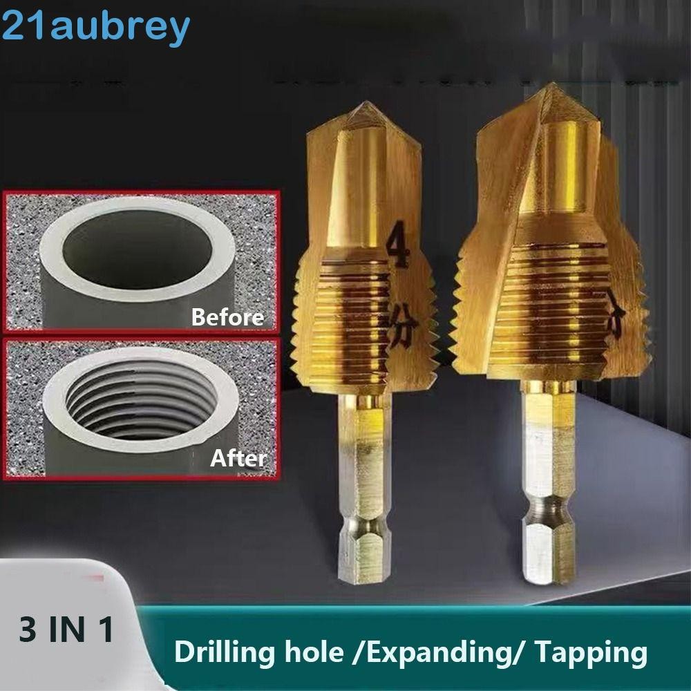 AUBREY1 2pcs /set Tapping Lifting Drill Bit, Hole Opening Punching PPR ...