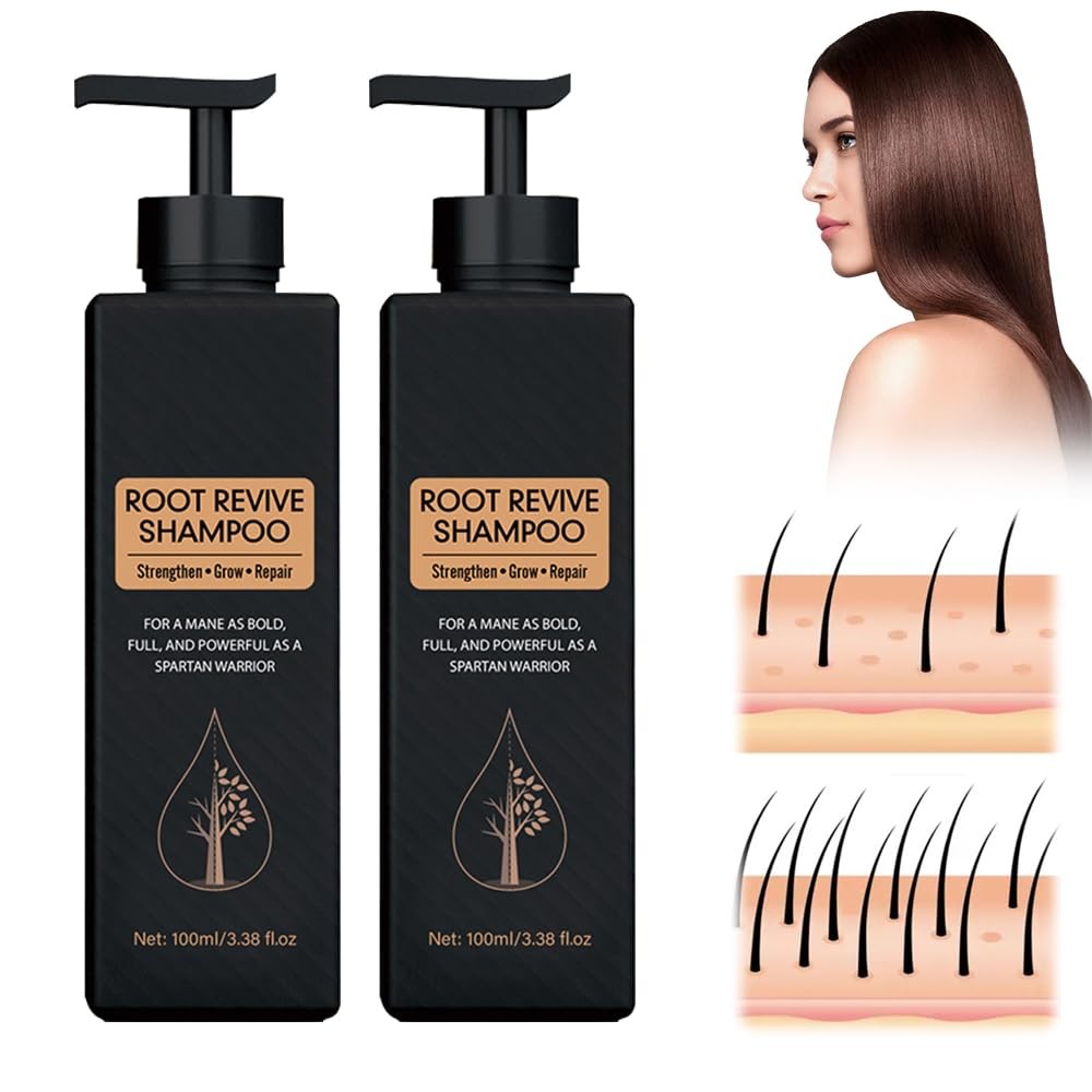 Spartan Root Activator Shampoo, Gray Hair Regrowth, Hair Loss ...