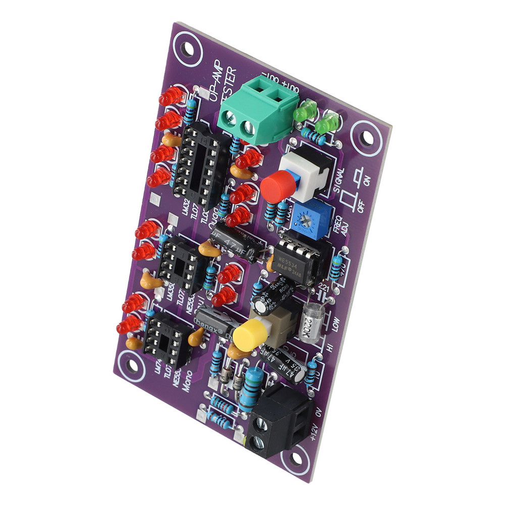 Op Amp Test Board Amplification Capability Evaluation Dual Op Amp ...