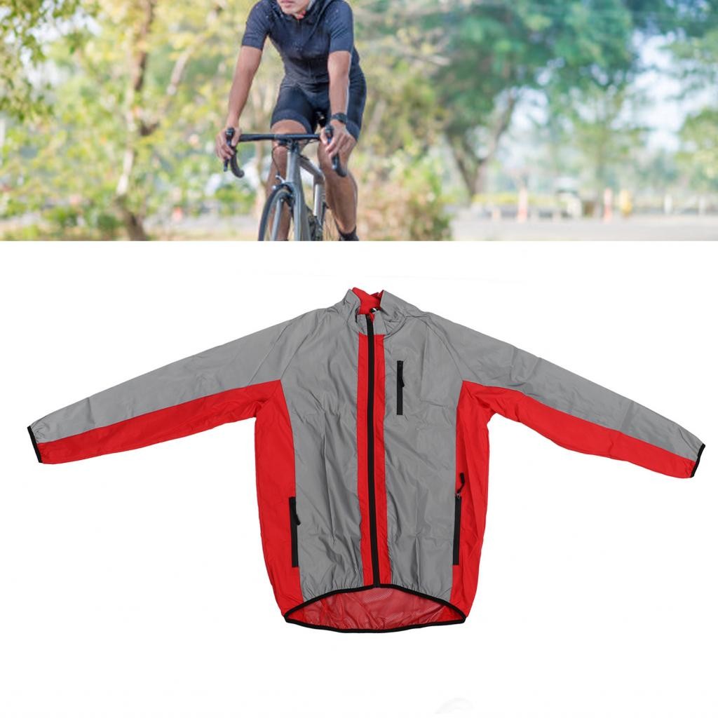 Men Cycling Jacket Reflective Side Pockets for Hiking | Shopee Malaysia
