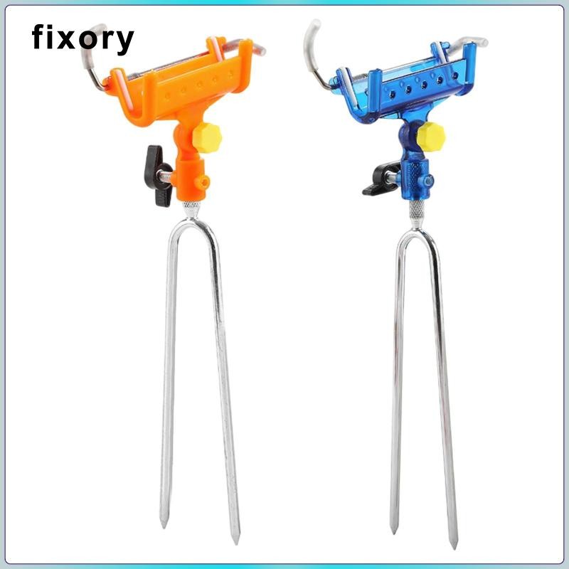 fixory Fishing Rod Holder for Ground Upgraded Adjustable Support Metal ...