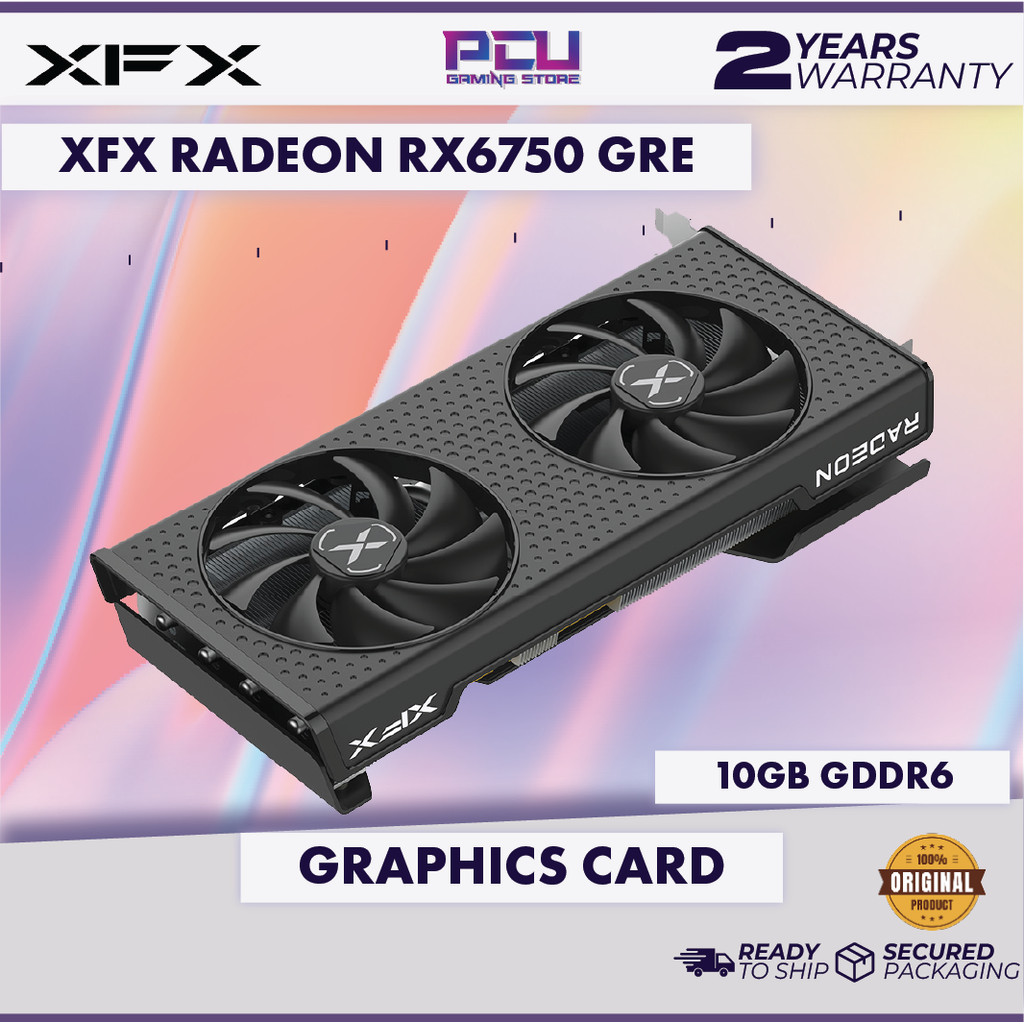 XFX RADEON RX 6750 GRE 10GB GDDR6 VGA CARD (2Y) | Shopee Malaysia