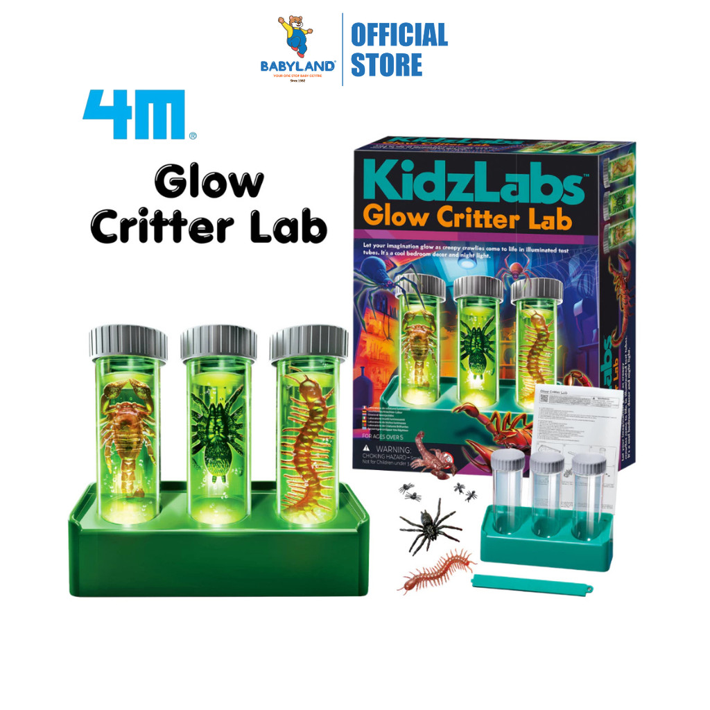 4M KidzLabs - Glow Critter Lab (5Y+) | Shopee Malaysia