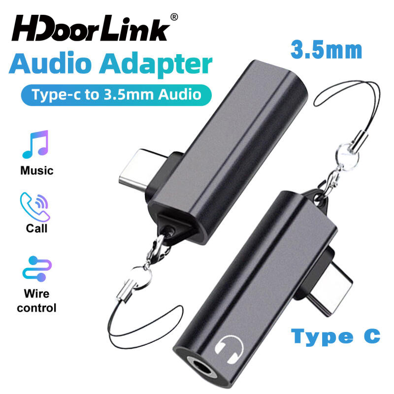 HdoorLink Type C To 3.5mm Aux Adapter USB C 3.5 Jack Audio Adapter for ...