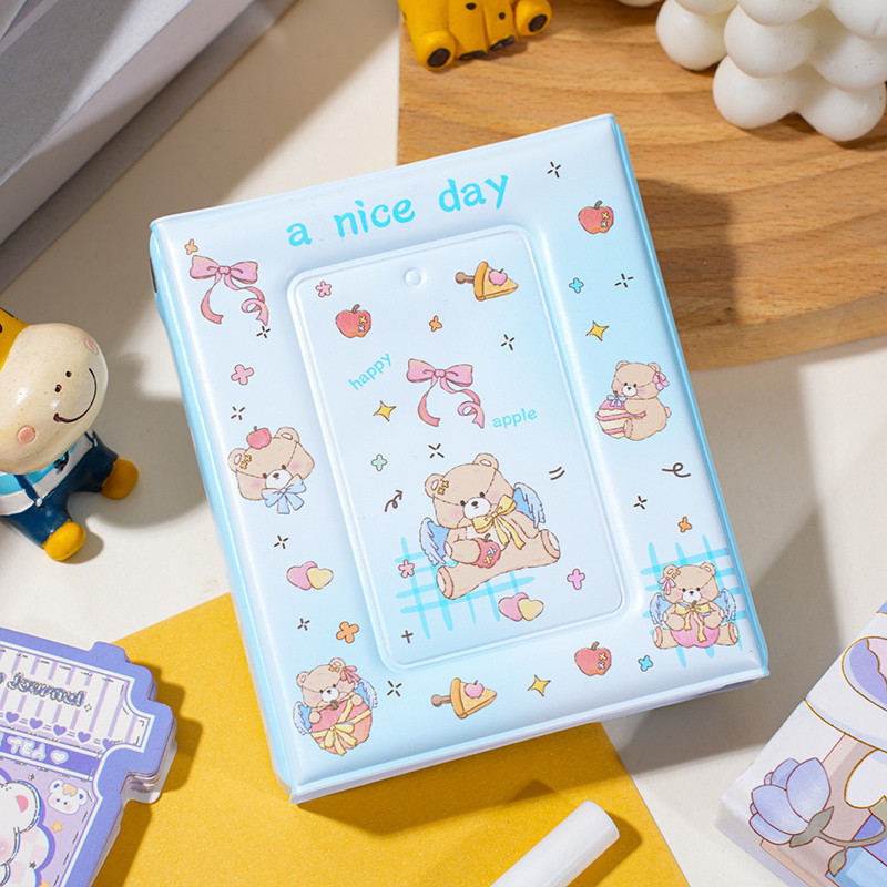 [BN] Cartoon 3-inch Star Idol Kpop Photo Card Holder Cute Photo Album ...