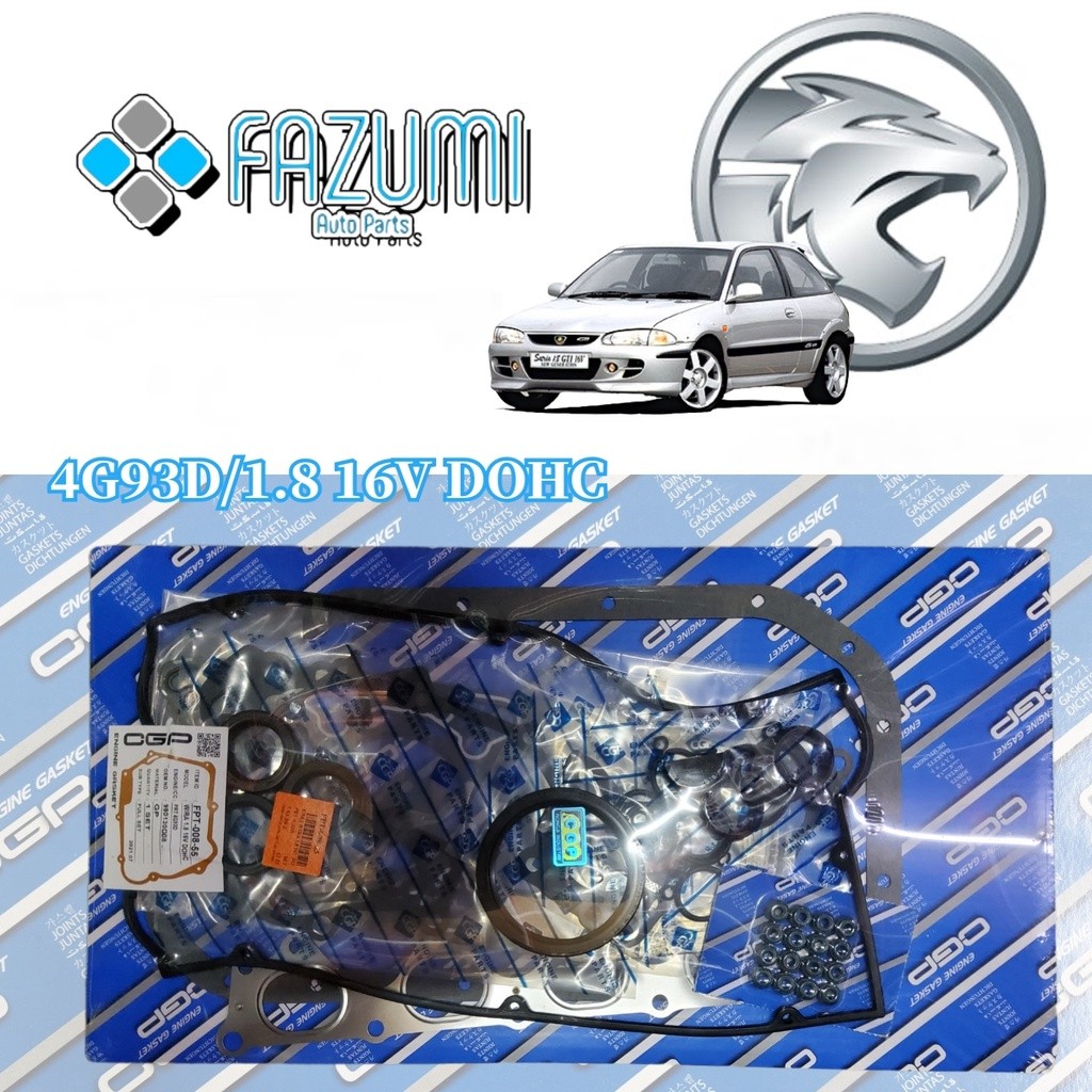 Proton Satria GTI Putra 1.8 16V DOHC CGP Overhaul Full Set Kit | Shopee ...