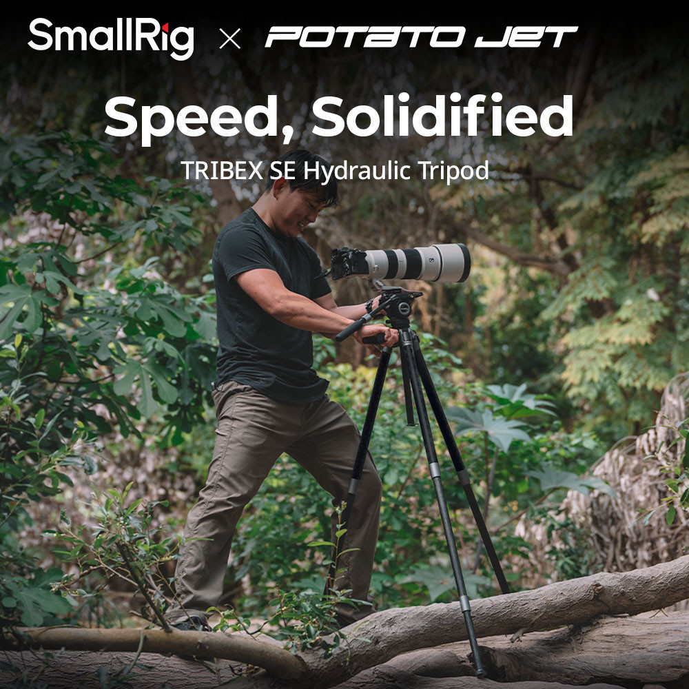 SmallRig x Potato Jet TRIBEX SE Hydraulic Tripod #5305 | Shopee Malaysia