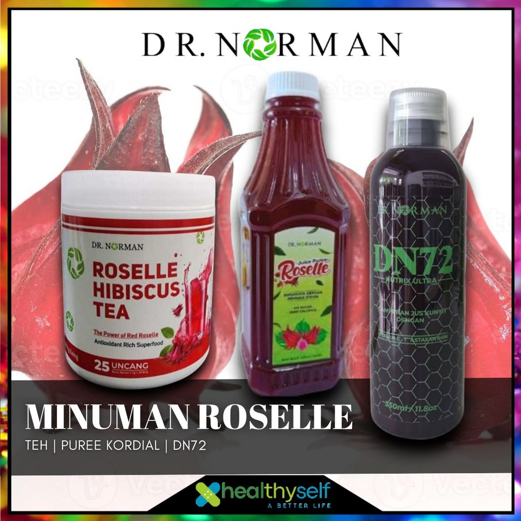 MINUMAN KESIHATAN ROSELLE Teh Roselle Jus Puree Kordial DN72 by DR ...