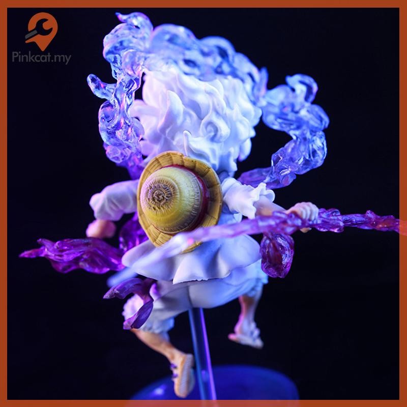 Pinkcat 10cm One Piece Figurines Luffy Gear 5 Figure Sun God Niko Luffy ...