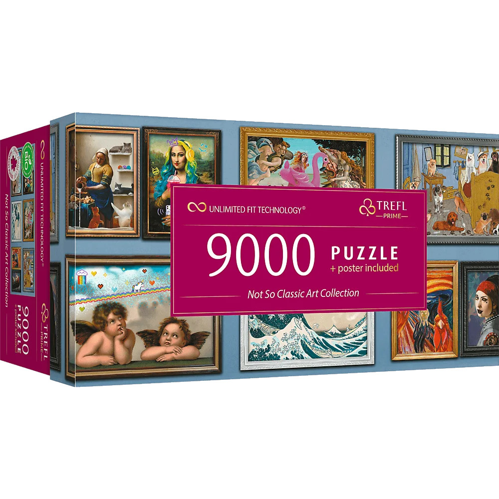 Trefl Puzzle Prime 9000 Pieces : Not So Classic Art Collection | Shopee ...