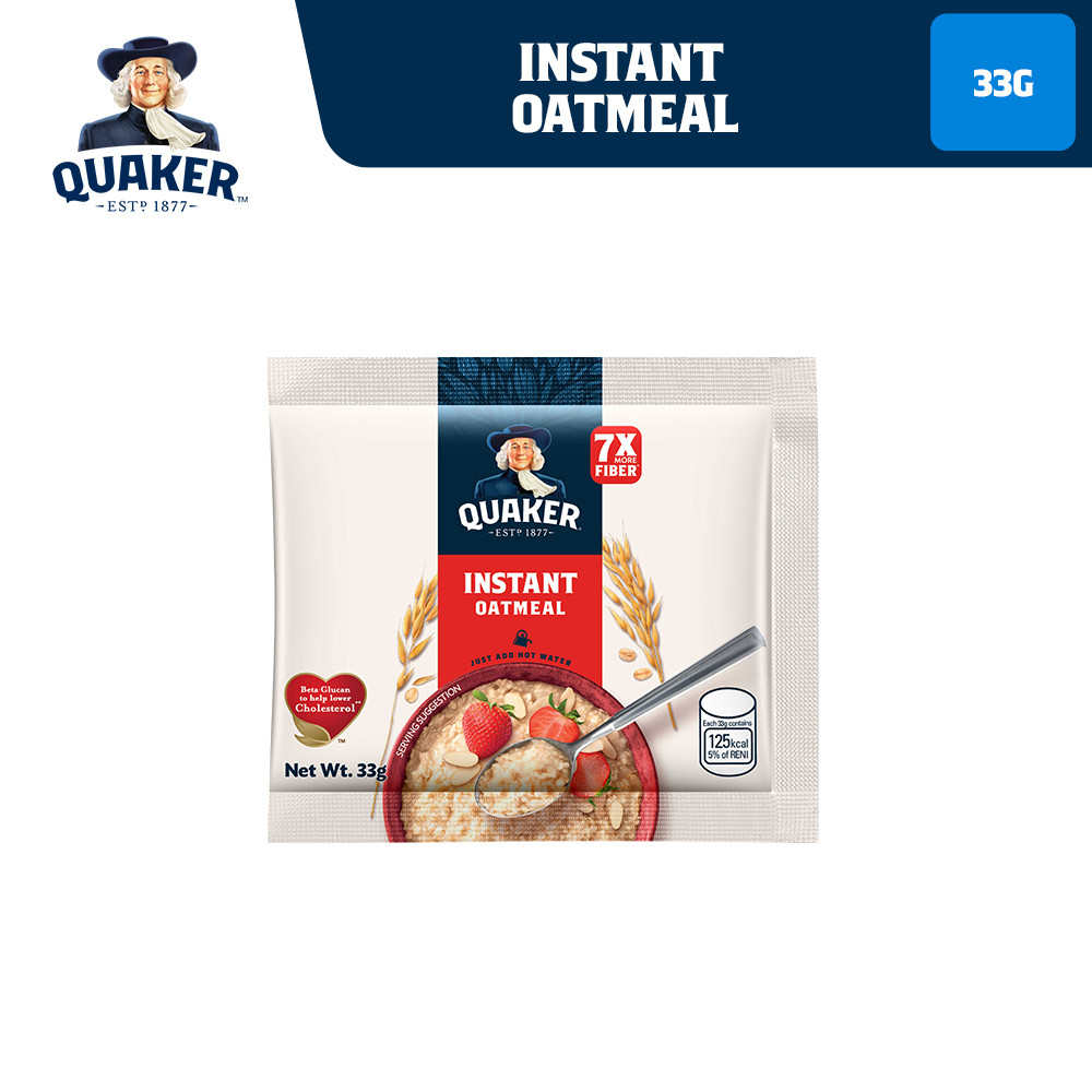 Quaker Instant Oatmeal 33g | Shopee Malaysia