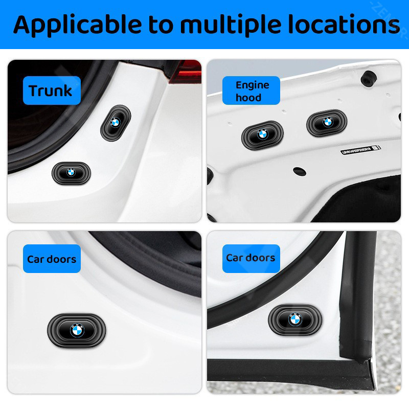 New Car Door Shock Absorber Trunk Shock Silencer Pads Soundproof Switch ...