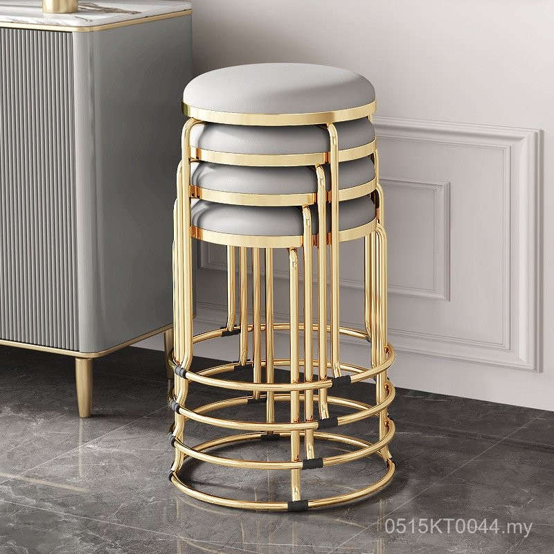Small Small Bench Household Stackable Chair Durable Dining Table Stool ...