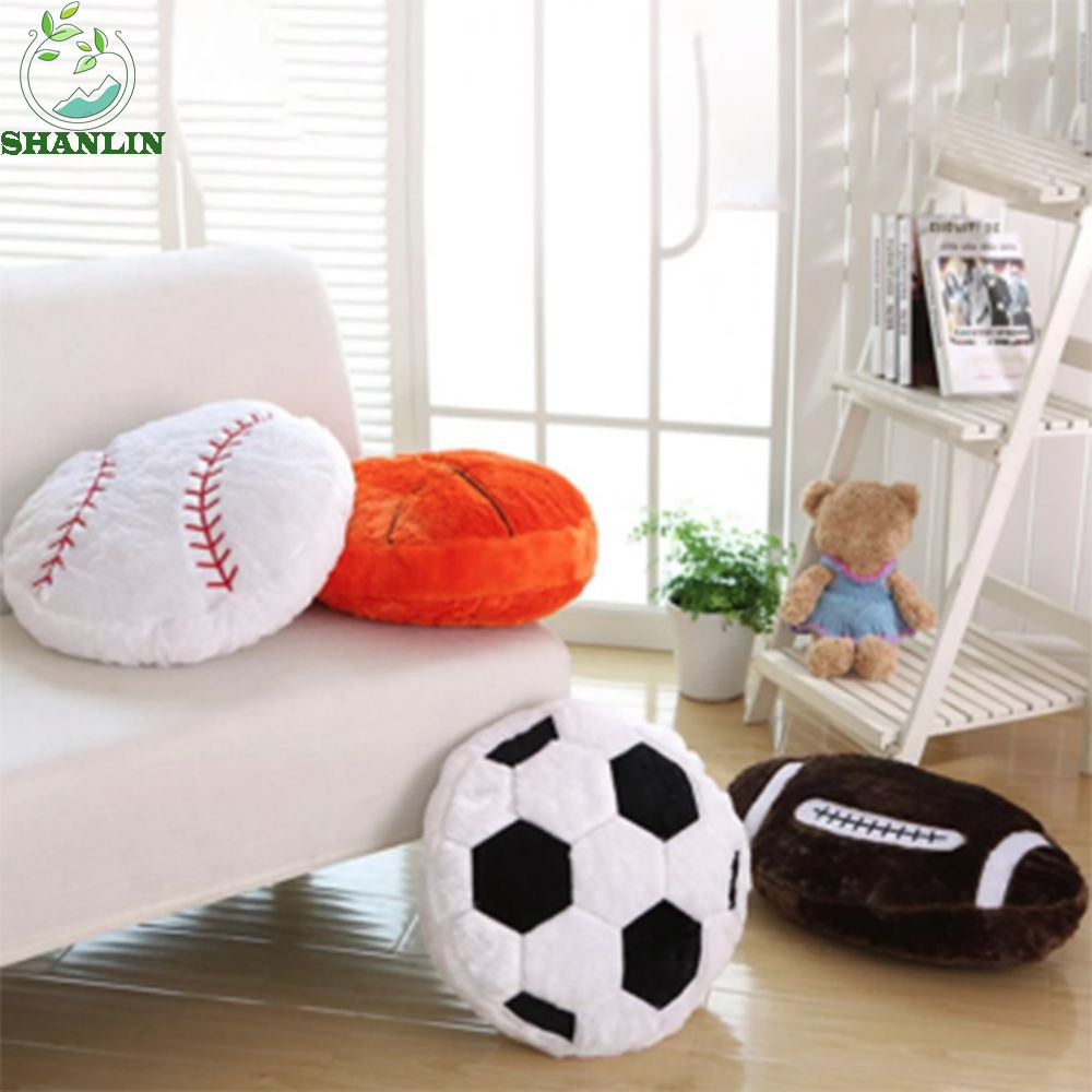 SHANLIN Simulation Ball Pillow Sleeping Mate Toy Vent Throw Doll ...