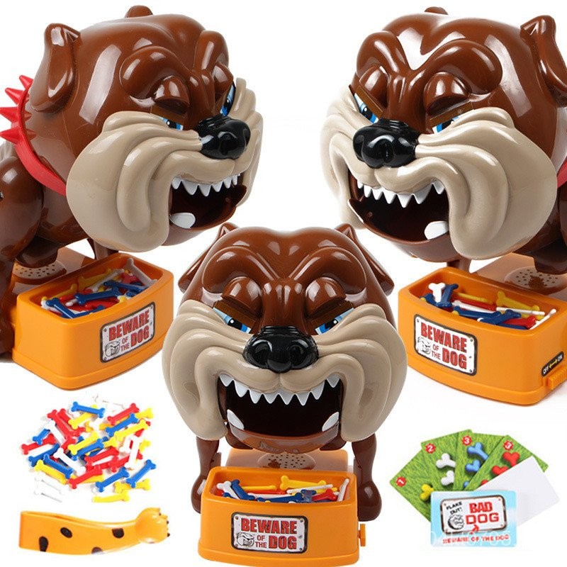 Biting Finger Scary Puppy Big Children Tricky Spoofy Bad Dog Bad Dog ...