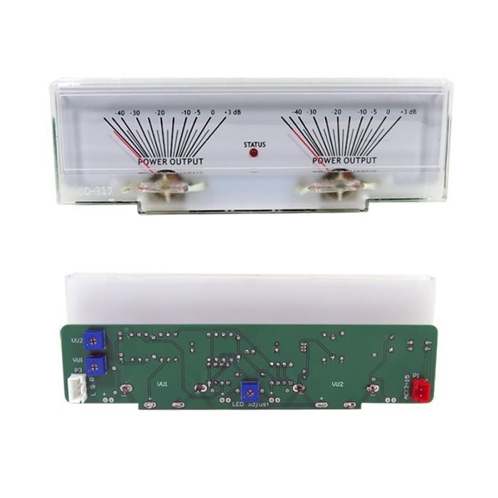 Driver Board Level VU Double-Needle Front Indicator Silver White Power ...