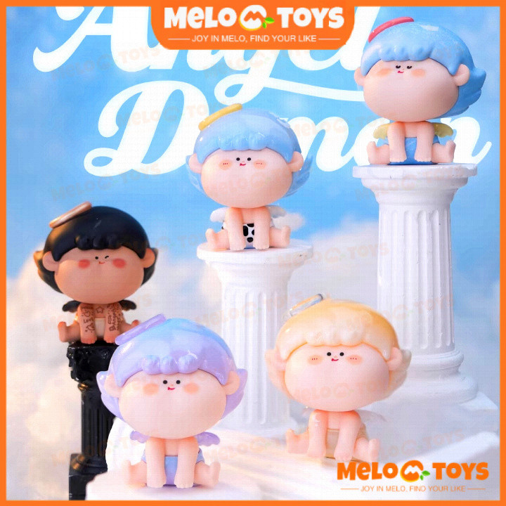 GENUINE LIMITED BIG AMLLS Angel and Demon 7CM Blind Box Cute Doll Hot ...