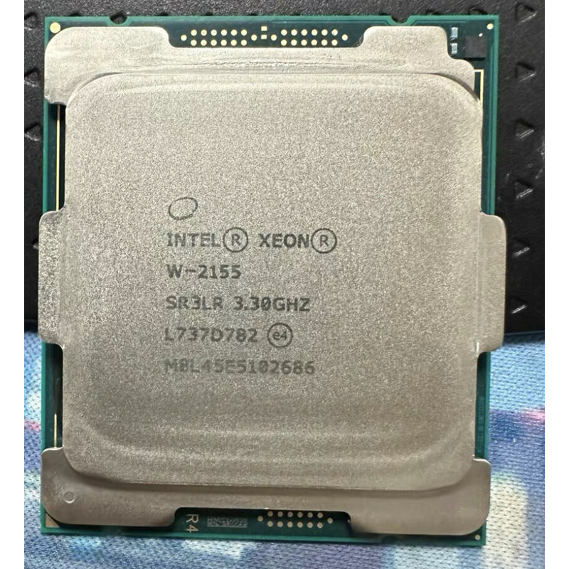 Intel Xeon w-2155 CPU Processor C422 10 Cores 3.3 Ghz For Motherboard ...