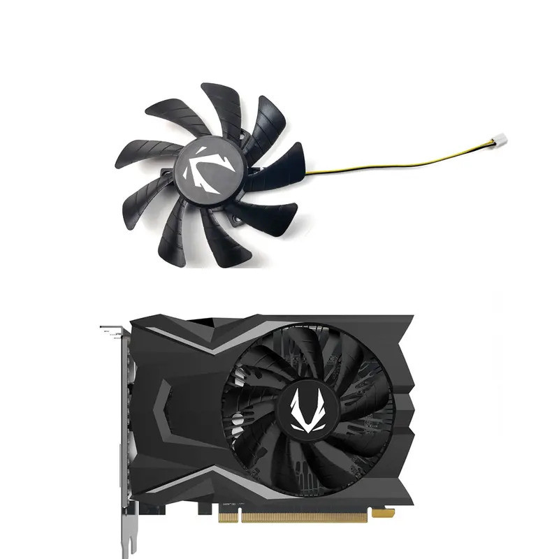 85mm T129215SH 2Pin GTX1650 OC Original Cooler Fan For Zotac GeForce ...