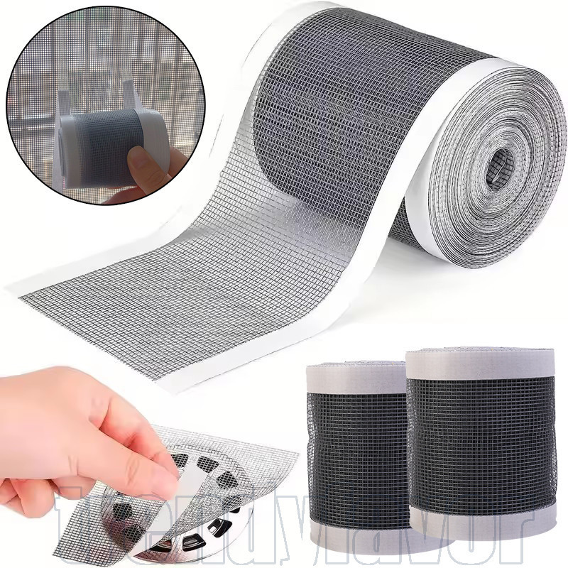 1/2/4Pcs Window Screen Repair Tape - Mosquito Net Repair Patch - Self ...