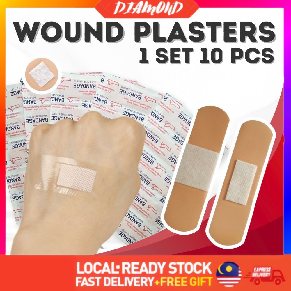 [10Pcs] Patch Wound Bandages Mini Round Small Band-Aid Wound Hemostasis ...