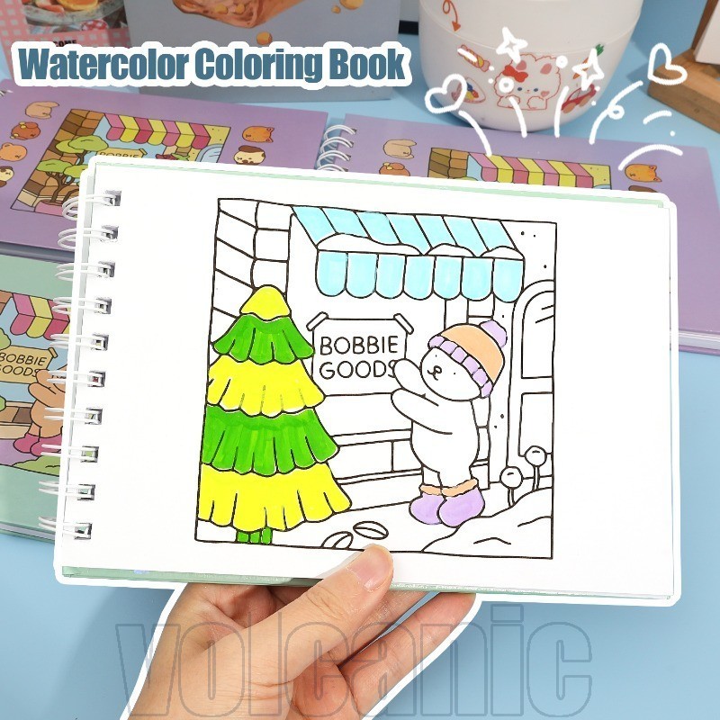 BOBBIE GOODS Coloring Book - Creative Graffiti Paper - Cute Animal ...