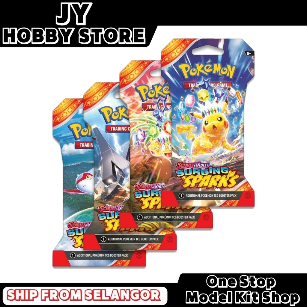Pokemon TCG: Scarlet & Violet SV8 - Surging Sparks Booster Pack ...
