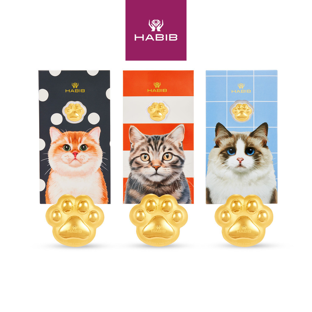 HABIB Cat Collection | 999.9 Gold Wafer (0.20g) | Shopee Malaysia