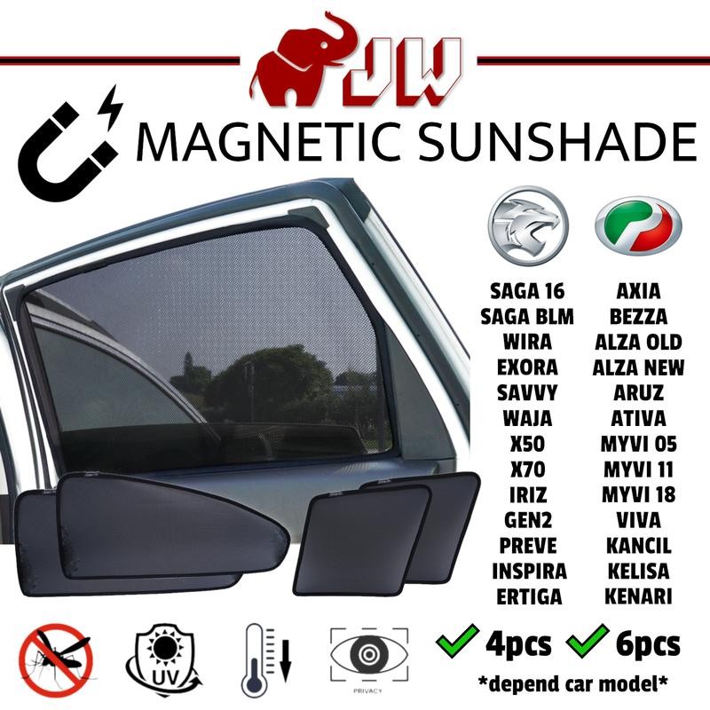 Sunshade Magnetic Myvi Axia Alza Viva Aruz Bezza Ativa Kancil Kelisa ...