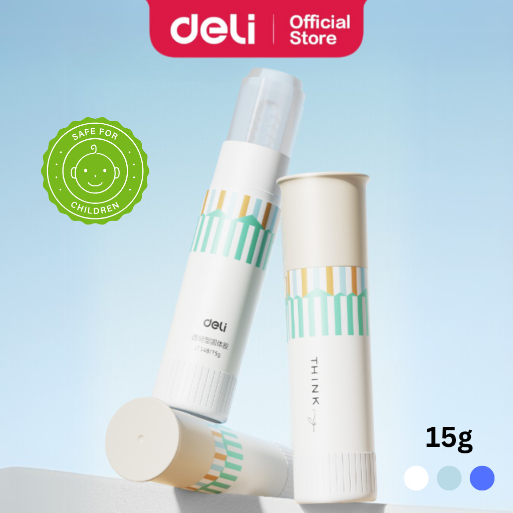 Deli THINK Plant-Based Glue Stick Toxic Free Strong Adhesive Zero ...