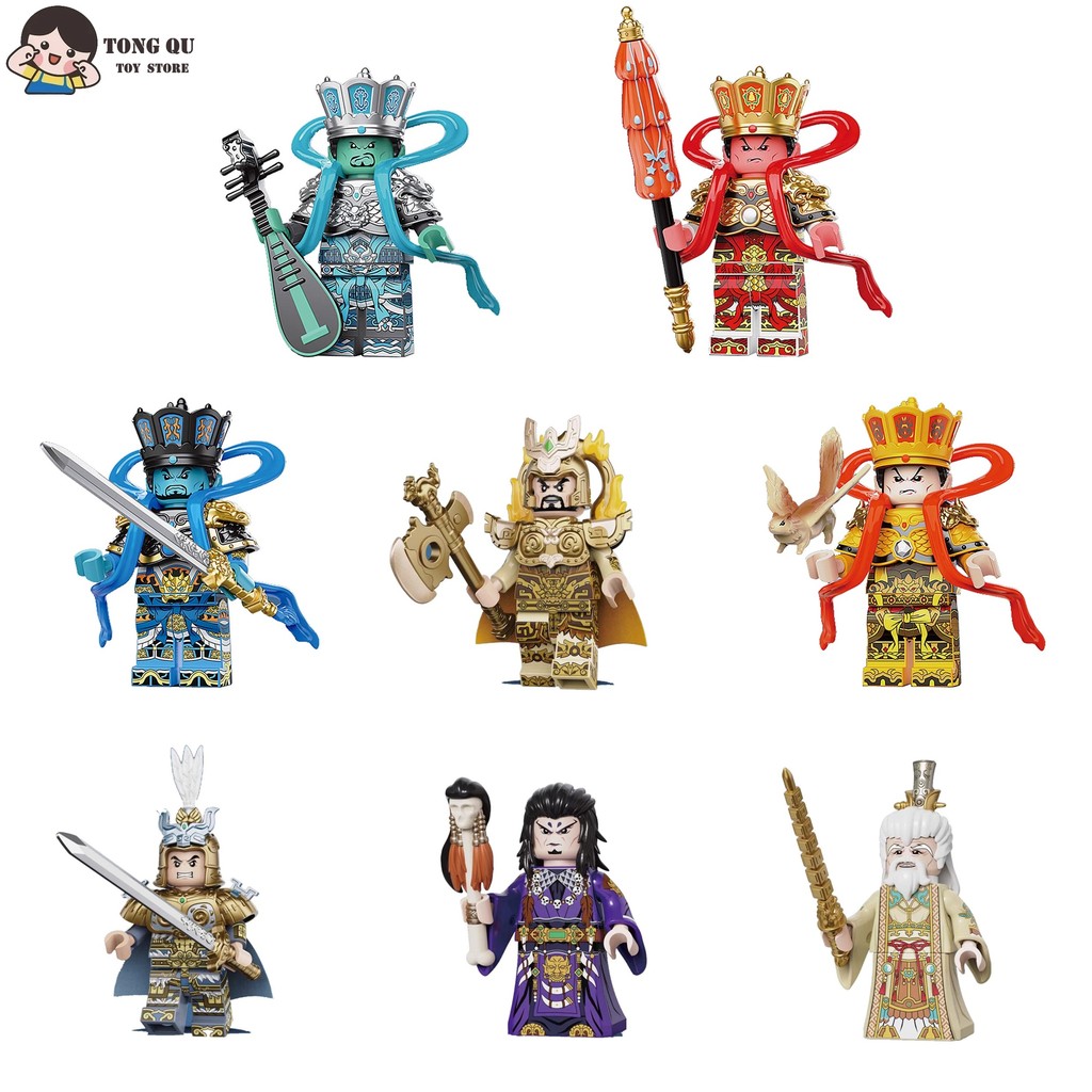 Chinese Mythology Minifigures The Legend of Deification Dolls Birthday ...