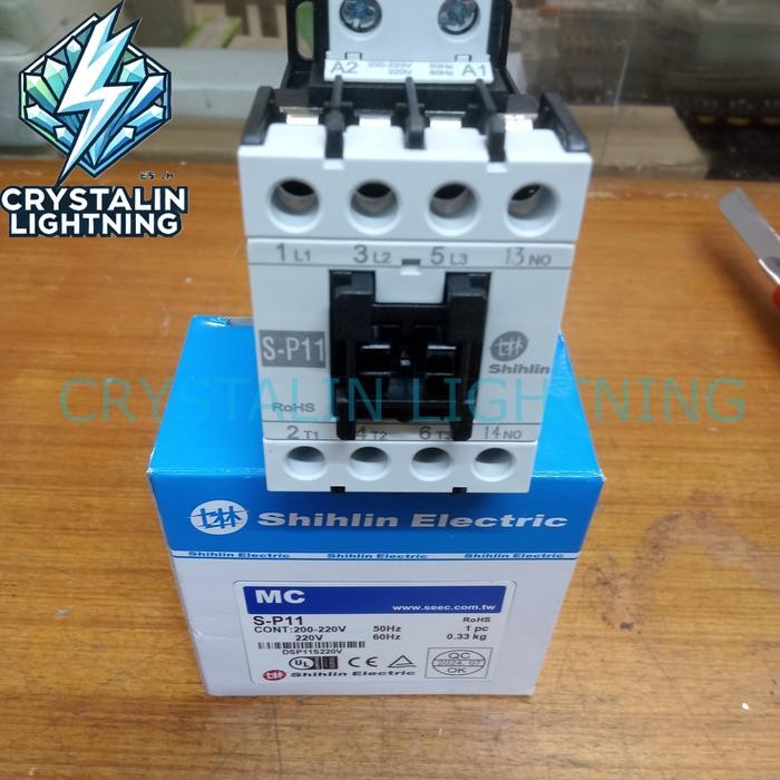 Shihlin s p11 3phase 11a 220v contactor READY AND ORIGINAL | Shopee Malaysia