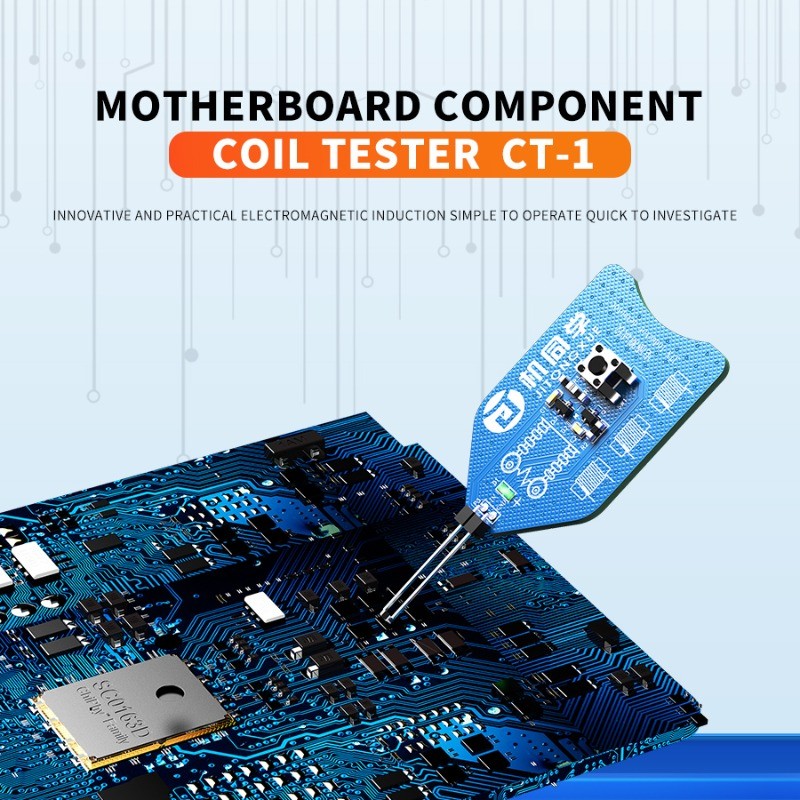 JTX Coil Tester CT-1 Motherboard Coil Tester Inductor Detector Tool for ...
