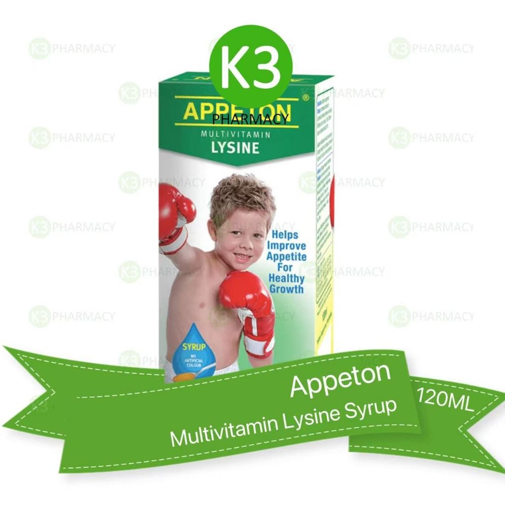 Appeton Multivitamin Lysine Syrup (120ML) | Shopee Malaysia