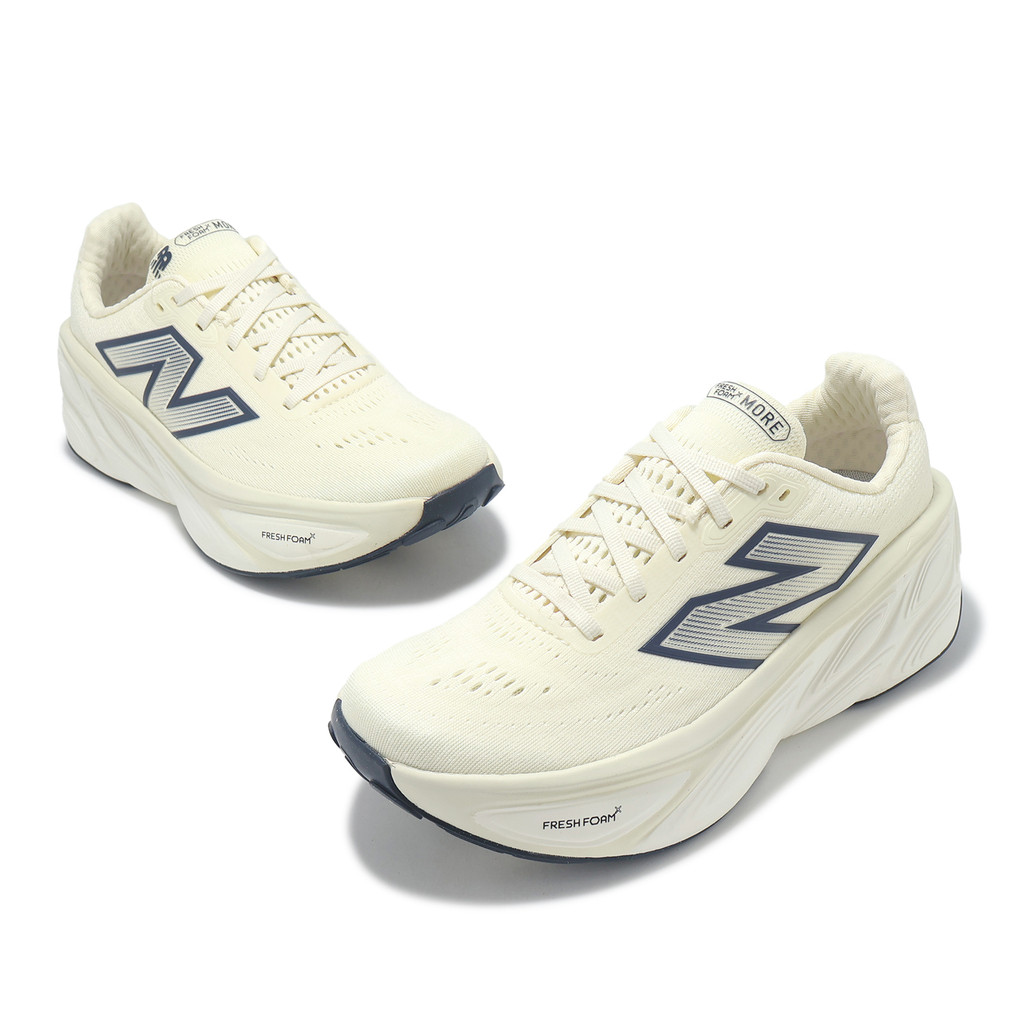 New Balance NB Jogging Shoes More V5d Women's Wide Last Beige Blue ...
