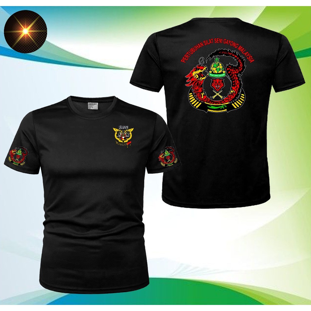 Casual Tshirt Silat Design of Gayong Malaysia Cotton & Jersey | Shopee ...