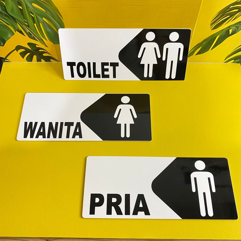 YS ACRYLIC SIGN TOILET SIGNAGE ACRYLIC TOILET | Shopee Malaysia