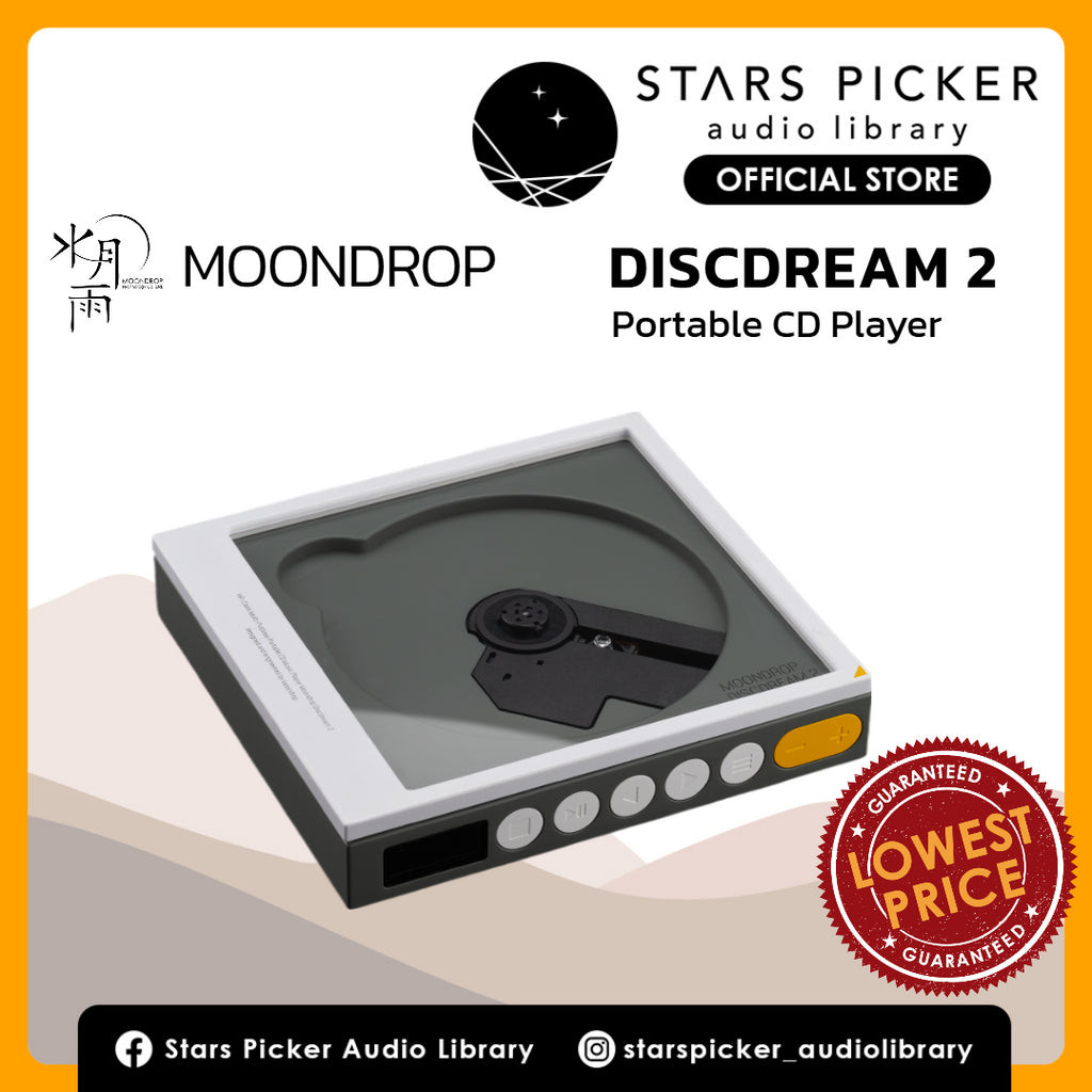 [PM FOR BEST PRICE] MOONDROP DISCDREAM 2 Portable CD Player | Shopee Malaysia