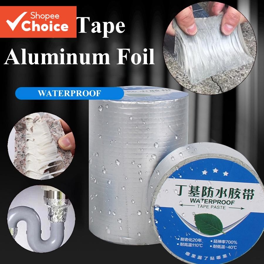 Aluminum Foil Butyl Tape, Waterproof Repair Sealant, High Temperature Resistant Adhesive for ...