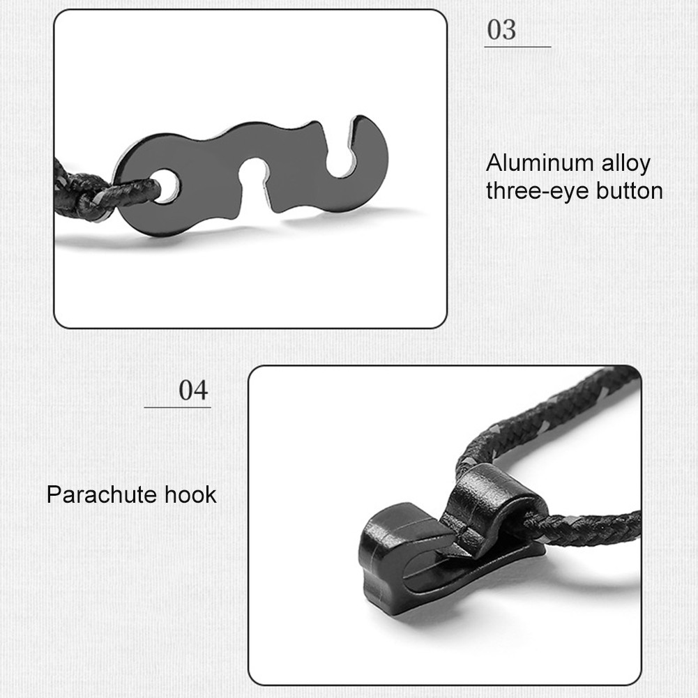 3 M Portable Travel Clothesline Cord With 12 Clips Elastic Laundry ...