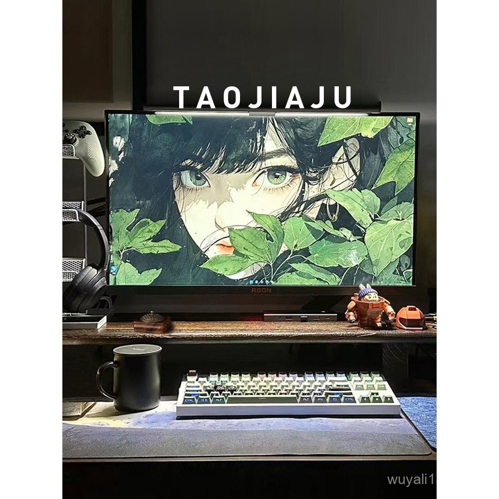 Pure Solid Wood Stand Shelf Desktop Computer Desktop Monitor ...