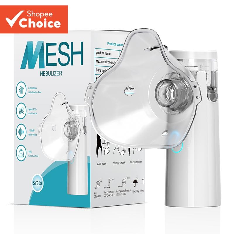 Portable Mesh Nebulizer Machine For Adult Children Home Travel Inhaler ...