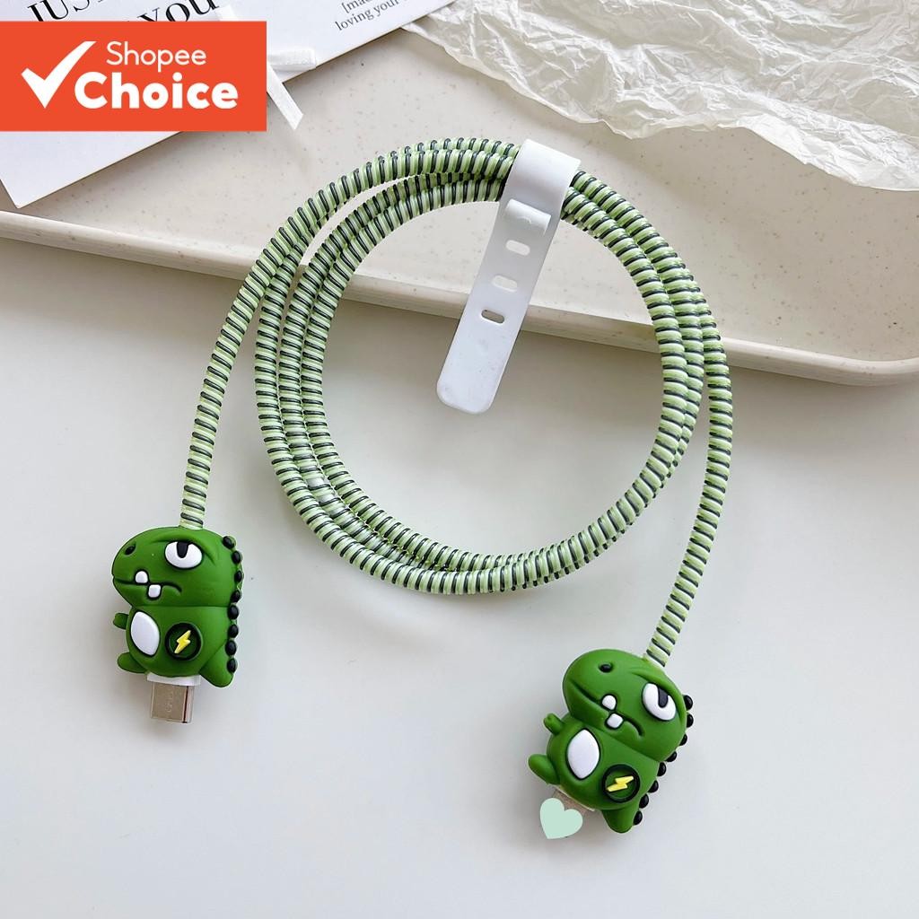 1 Set 4 items Cable Protection Charger Cable Data Cable HP Data Cable ...