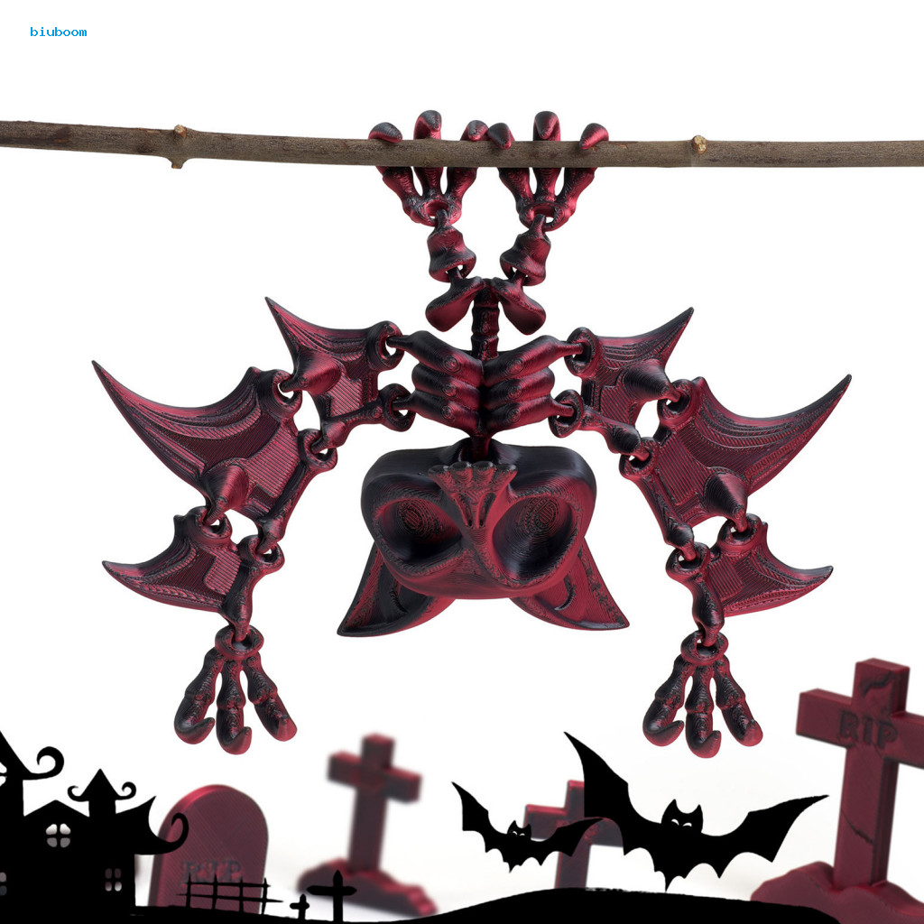 Articulated Joint Bat Toy Bat Themed Decor Articulated Bat Model Fidget ...