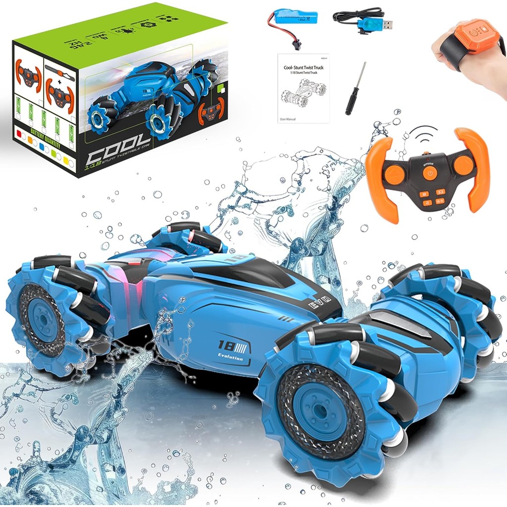 Remote Control Car, Gesture Sensing RC Stunt Car, 4WD Transform Off-Road RC Drift Car, 2.4GHz ...