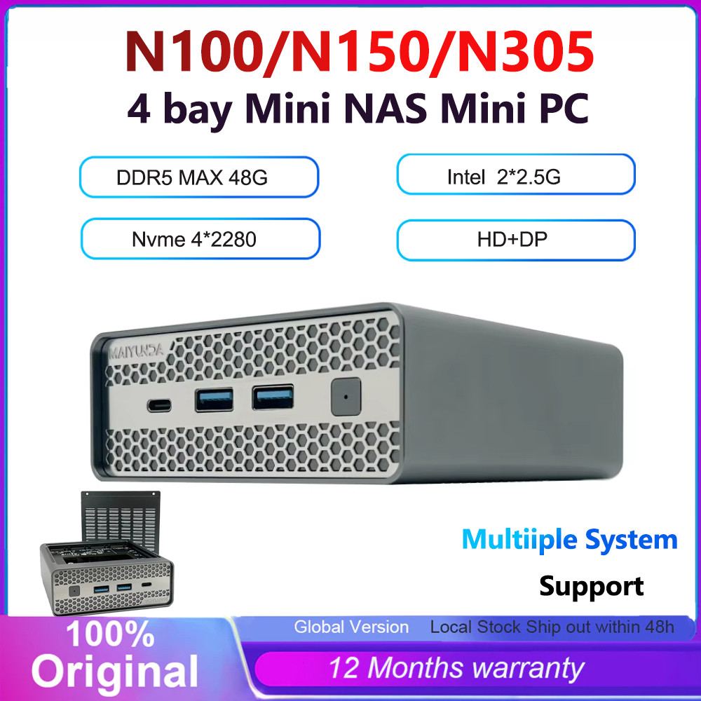 SZBOX Intel N100/N150 M1S MINI PC Windows 11 Pro DMMI DDR5 4800MHz M.2 ...