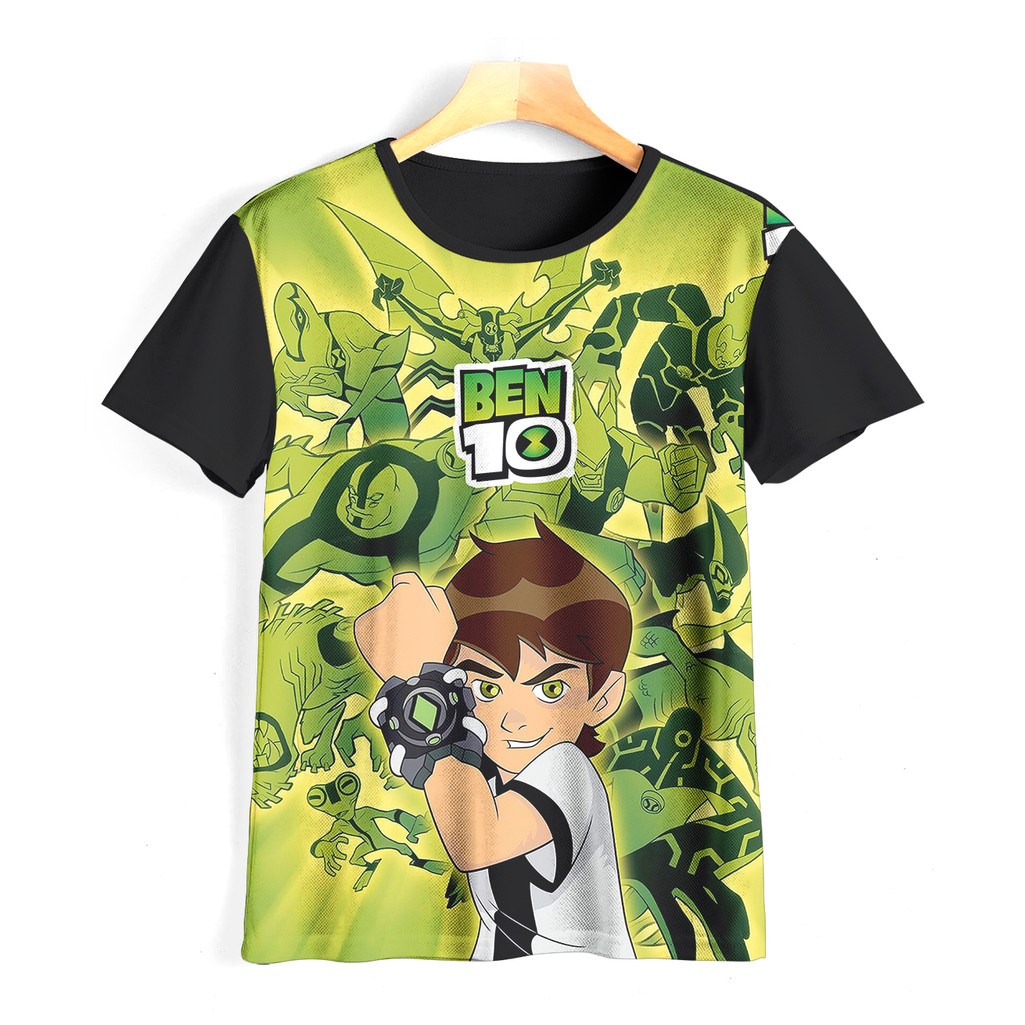 Ben 10 T-shirt is cool and cool | Ben 10 Cartoon Clothes for Children ...