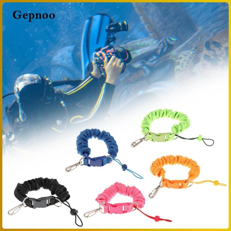 Gepnoo Diving Camera Lanyard Scuba Diving Lanyard Webbing Strap Quick ...
